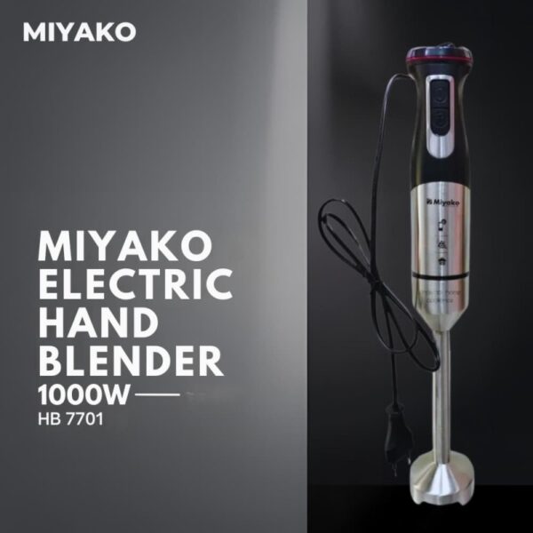 Miyako Electric Hand Blender - 1000 watt HB-7701 - Rosomart